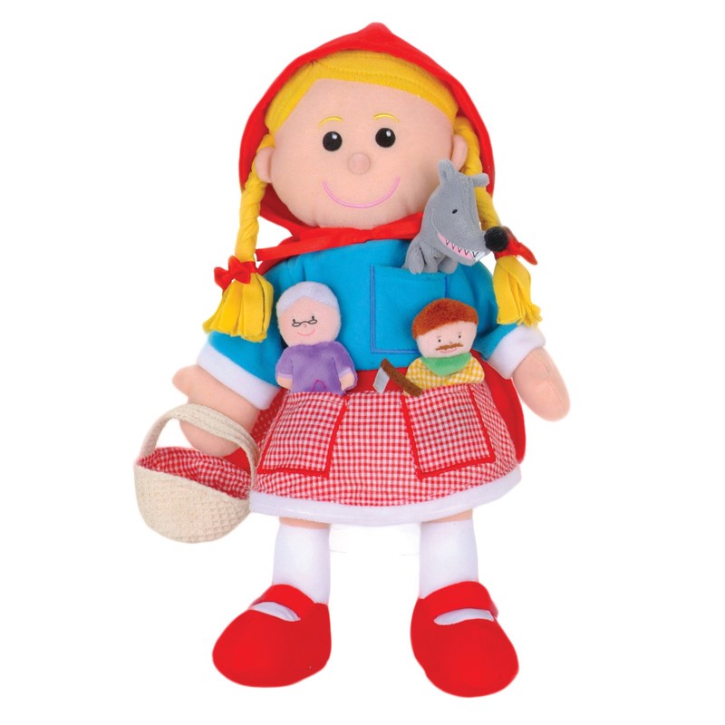 Little Red Riding Hood - Hand and Finger Puppet Set – Hanzon Puppets