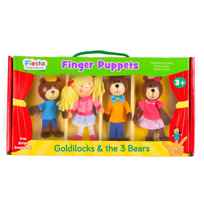 Storytelling Puppet Set - Goldilocks and the Three Bears – Hanzon Puppets